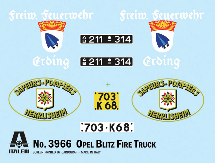 Opel Blitz Fire truck - Solomaquetas.com